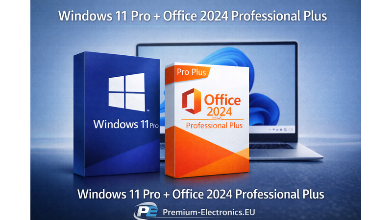 Windows 11 Pro + Office 2024 Professional Plus – Bundle – PE Premium ...